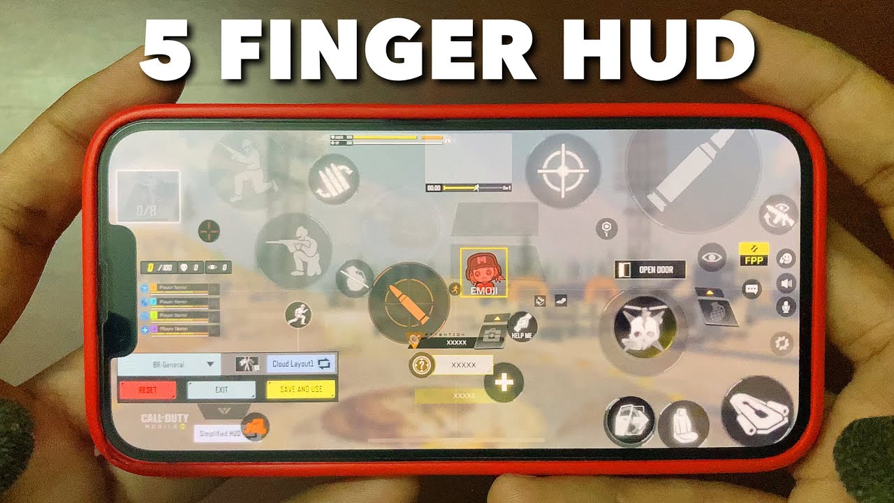 5 Finger Claw HUD For Call of Duty Mobile Battle Royale | iPhone 14( 5 ...