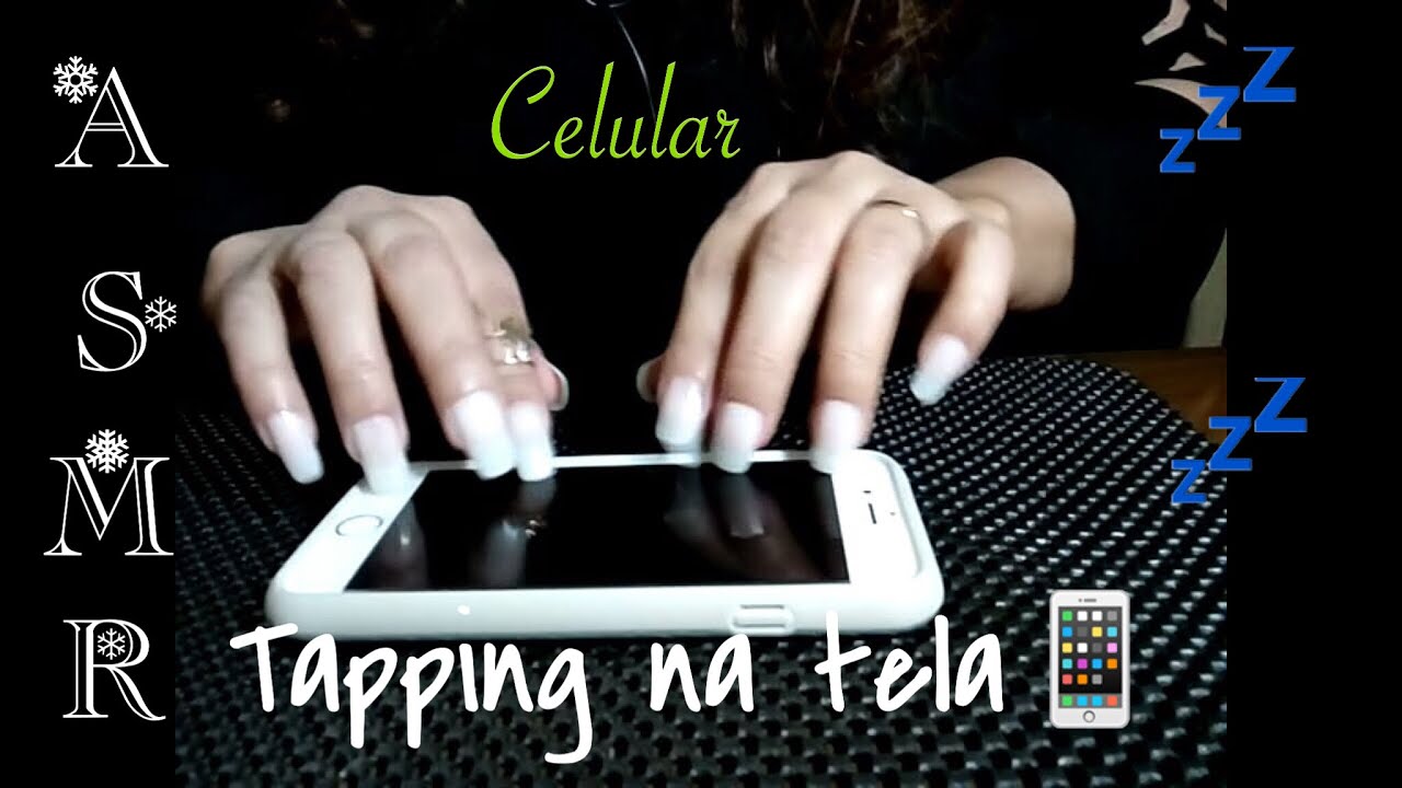 ASMR 💋🇧🇷Tapping & Fast Tapping na tela do celular 📱 cell phone screen (no talking) - YouTube
