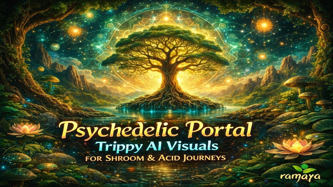 Psychedelic Portal 🌿 | Trippy AI Visuals for Shroom & Acid Journeys ...