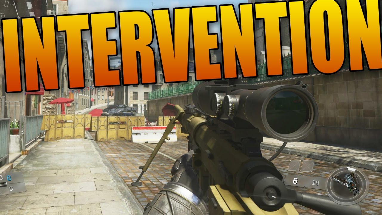 Infinite Warfare: INTERVENTION GAMEPLAY! (Classic Throwback Weapon ...