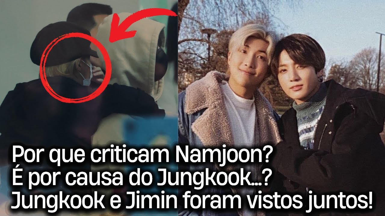 BTS RM gera controvérsia por isso contra Jungkook! Jimin e Jungkook ...