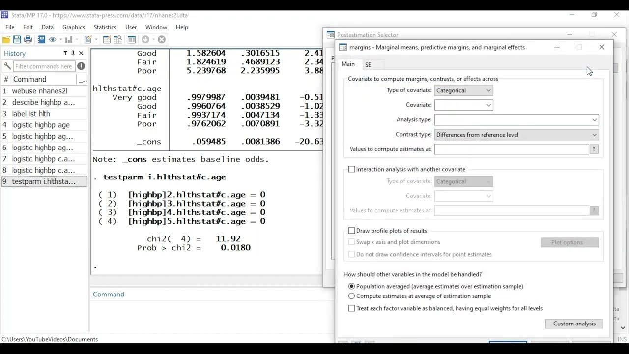 Fitting & interpreting regression models: Logistic regression with ...