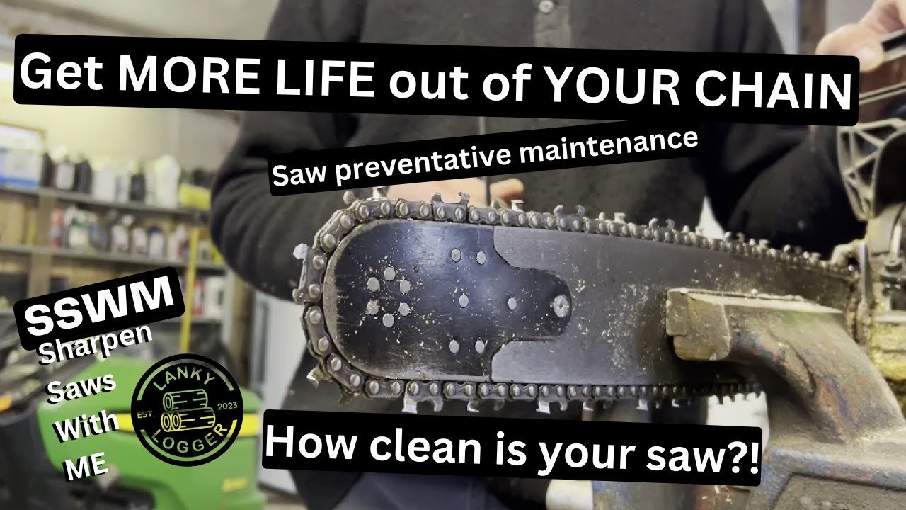 Proper Saw Maintenance Will Save You MONEY $$ | HUSQVARNA Chainsaw ...