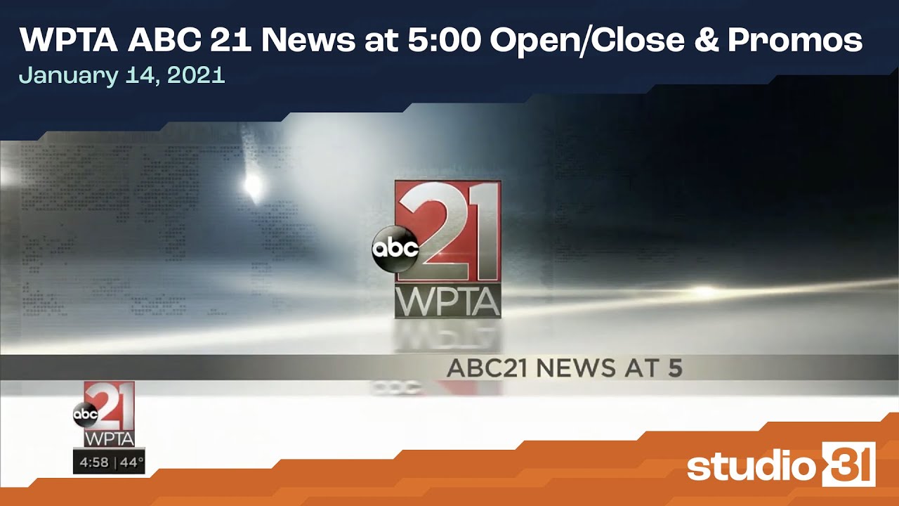 WPTA ABC 21 News at 5:00 Open/Close & Promos, 1/14/2021 - YouTube