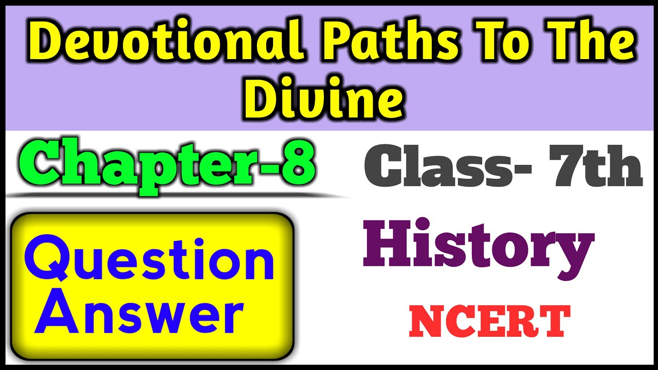 Class 7 History Chapter 8 questions and answers | History NCERT | By ...
