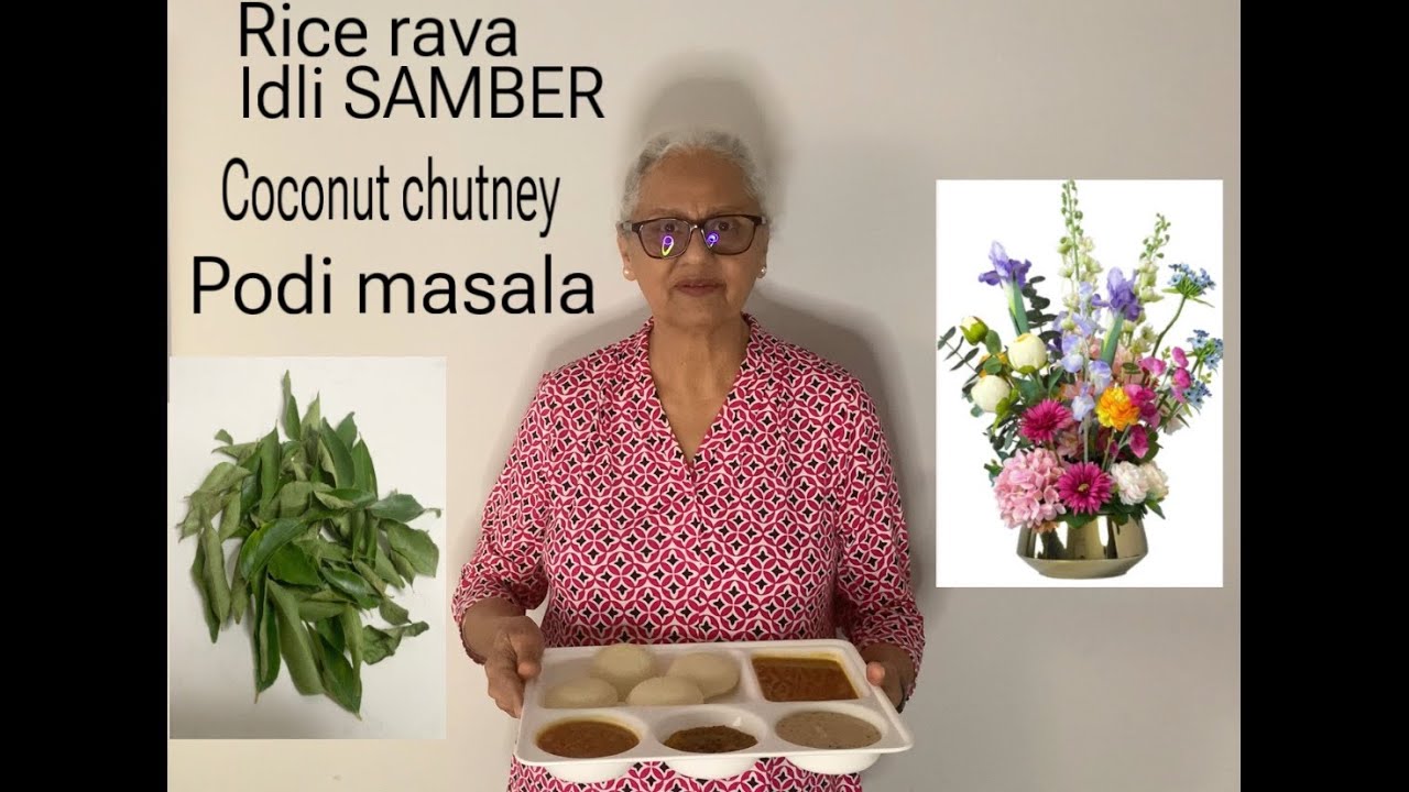 Delicious! Yummy! Rice rava idli with SAMBER, coconut chutney n idli ...