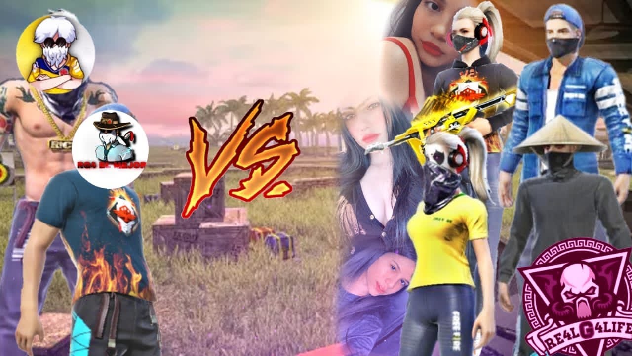 RG4 MEJOR Y ASSIAS FF VS LAS 4 MEJORES CHICAS DEL CLAN RG4//NOS ...