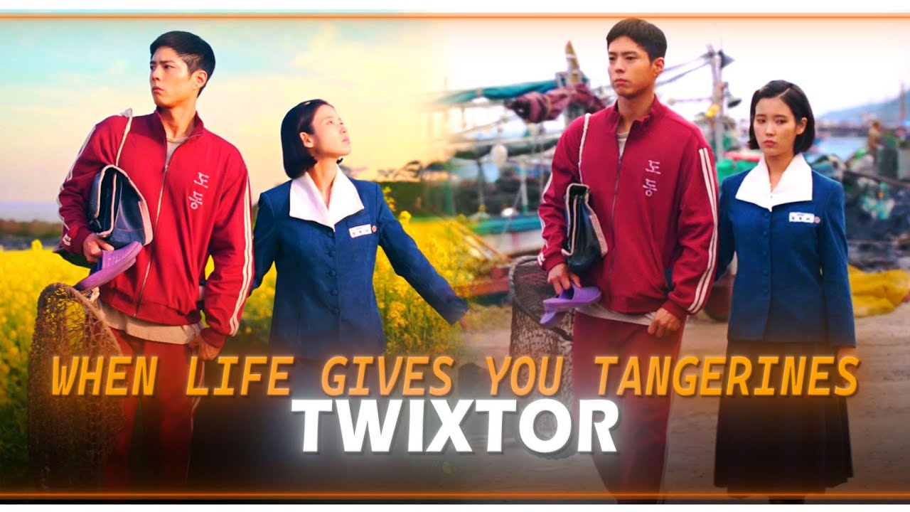 [4k] When life gives you tangerines Gwan-sik x Ae-sun twixtor clips for ...