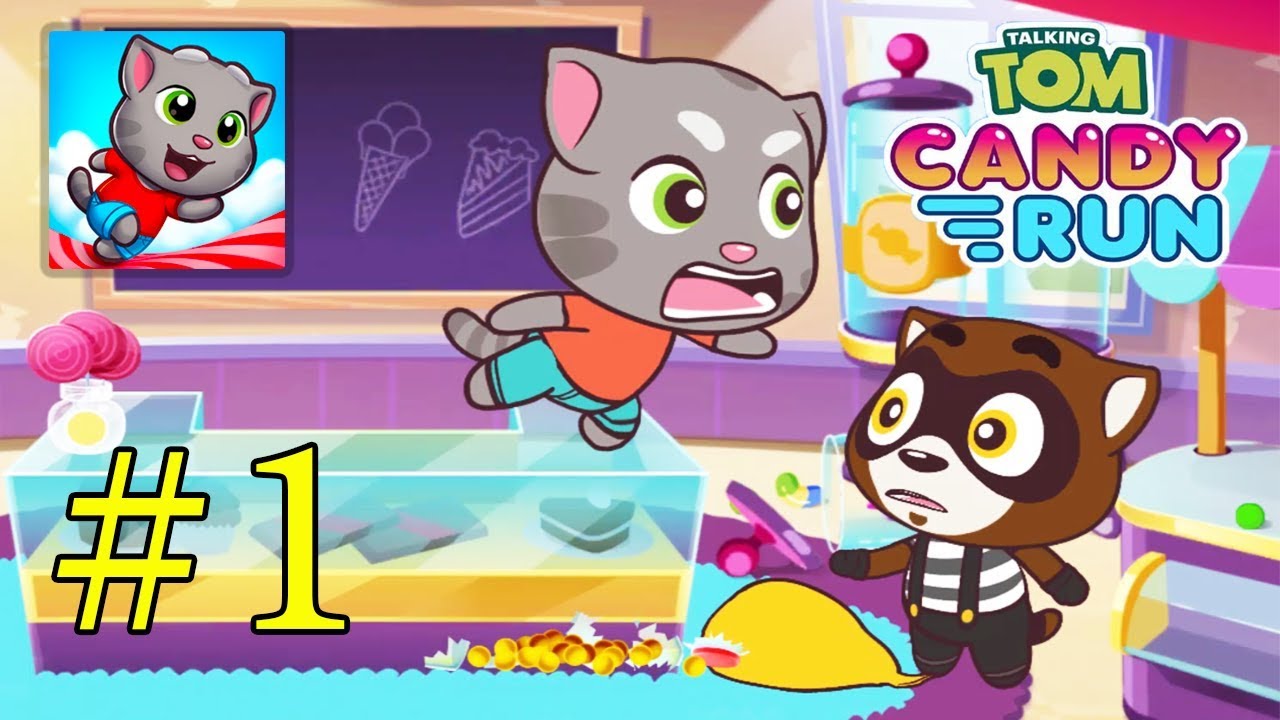 Talking Tom Candy Run - Add New Store & New Partner （Angela & Ginger ...
