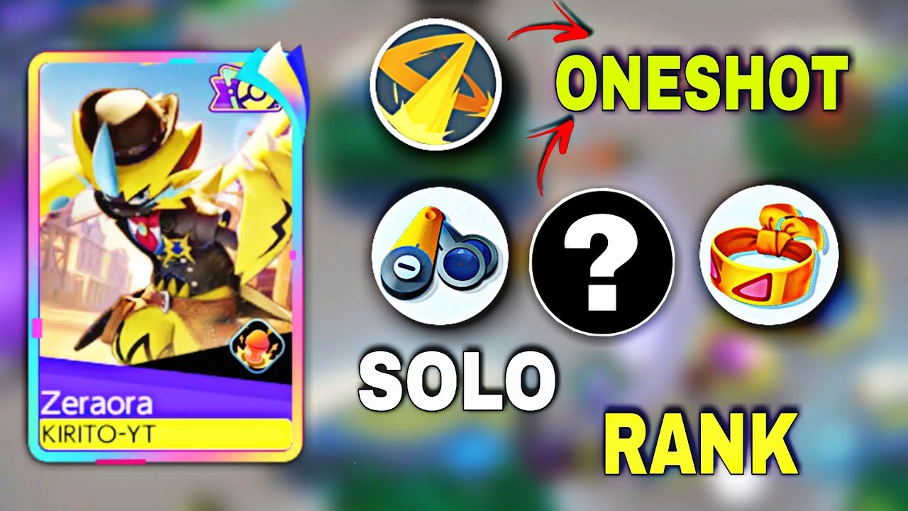 ZERAORA NEW BUILD FOR SOLO HARD COMEBACK! ZERAORA BEST NEW BUILD 2023 ...