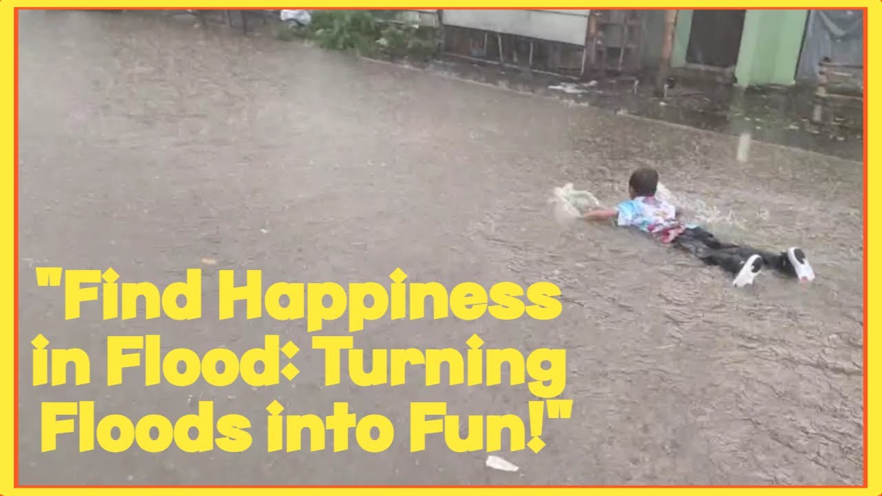 🏊Happy Swimmer In Flood - Travel To The Philippines - Panay Island ...