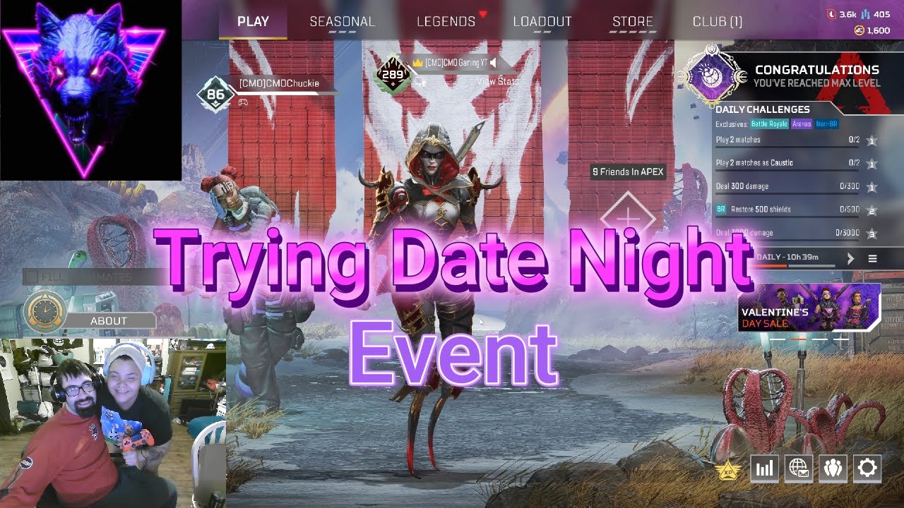 Trying Out The Date Night Duos With Panda | Apex Legends - YouTube