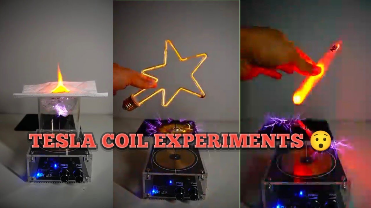 5 Amazing Tesla Coil Experiments That You should Never Watch | Haris ...