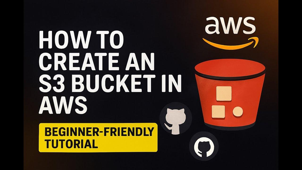 Create an Amazon S3 Bucket from Scratch | AWS S3 Tutorial for Beginners - YouTube