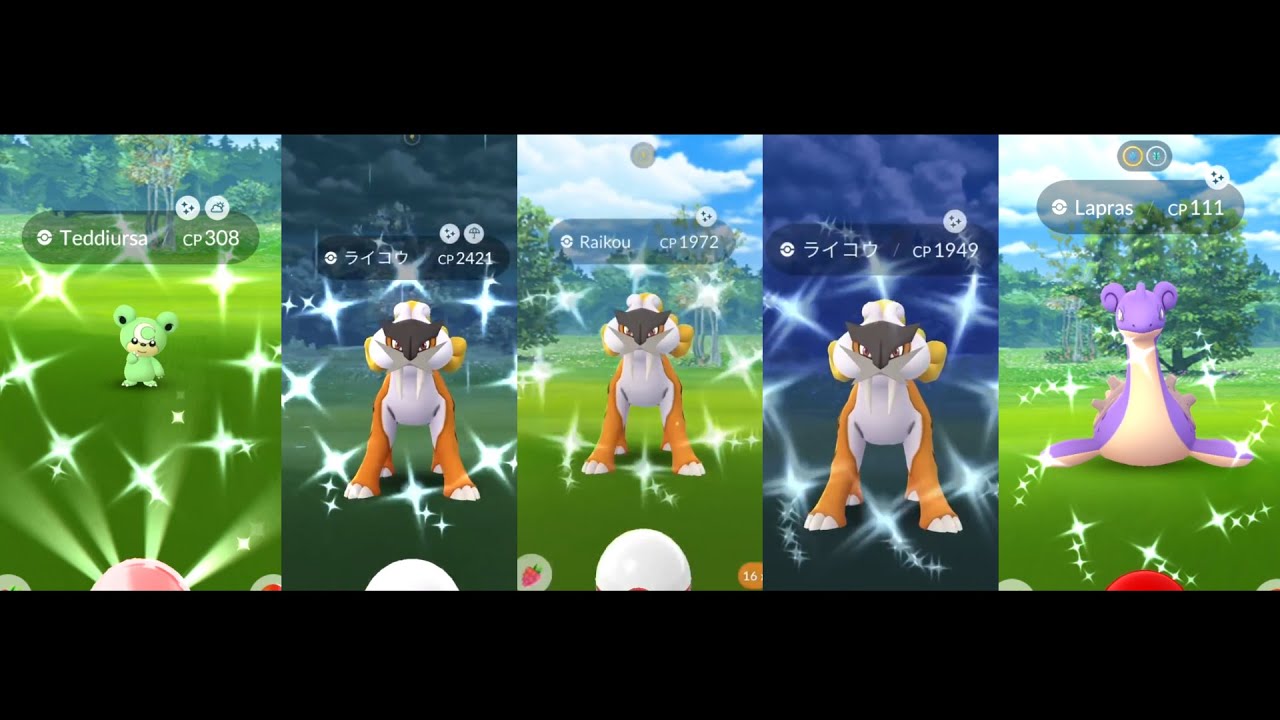 SHINY RAIKOU FROM RAIDS!!! - Pokemon GO Shiny Compilation #211 - YouTube