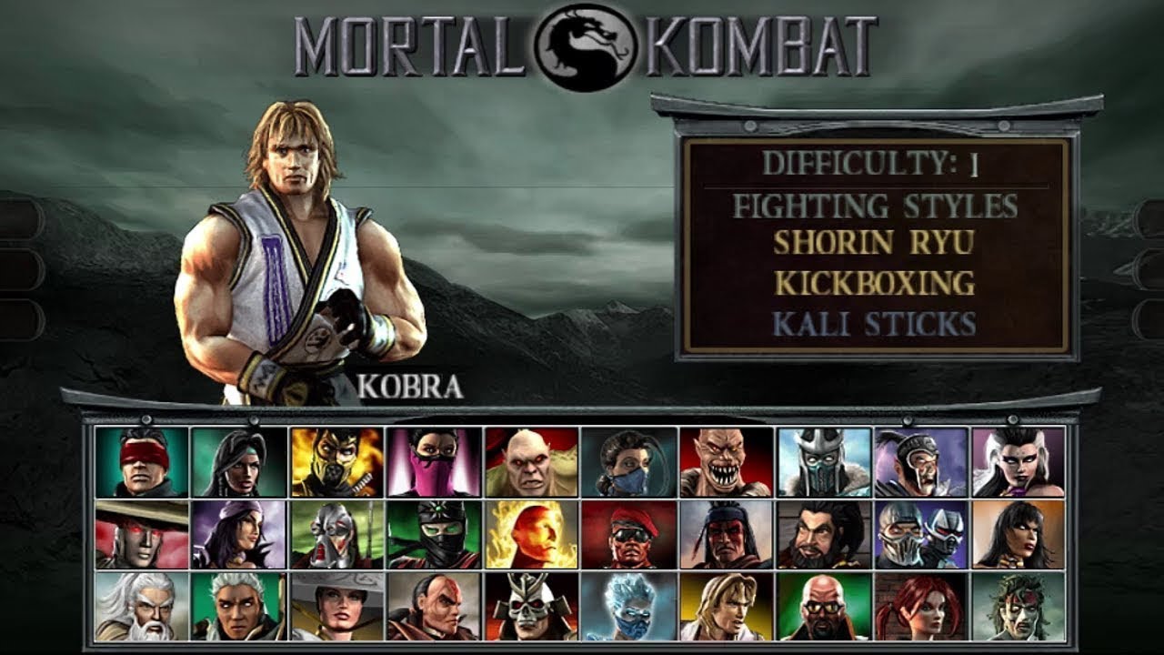 Mortal Kombat unchained- Kobra arcade tower ppsspp gameplay 2024 - YouTube