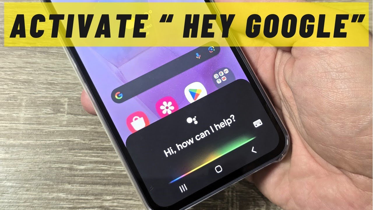 How to Activate "Hey Google" - YouTube