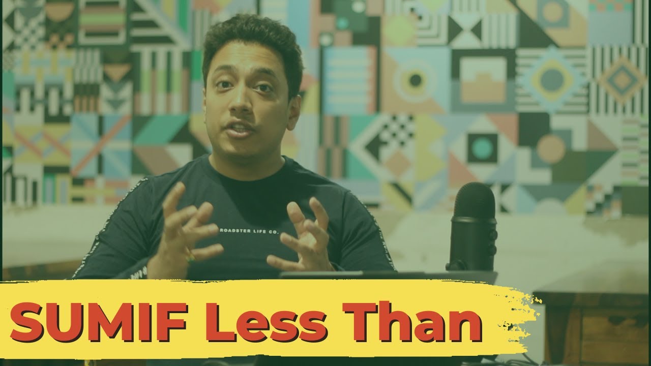 SUM Less Than Values SUMIF YouTube sum-less-than-values-sumif-youtube