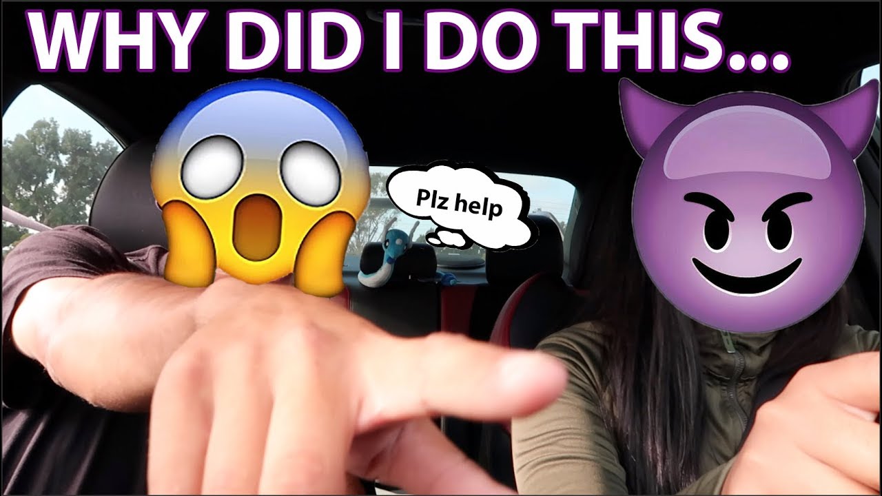 Teaching her how to drive stick shift IN THE STI!! - YouTube