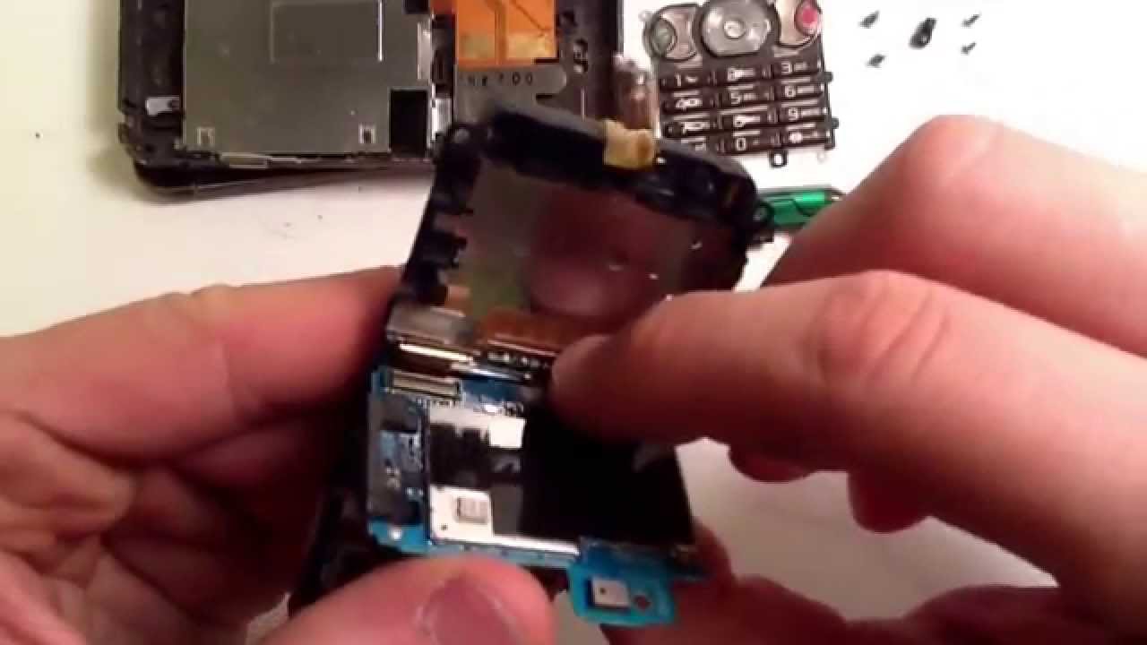Sony Ericsson W890i repair case replacement - YouTube