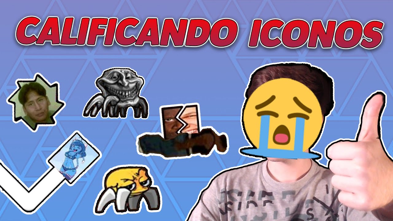 CALIFICANDO VUESTROS ICONOS DE GEOMETRY DASH #3 - YouTube