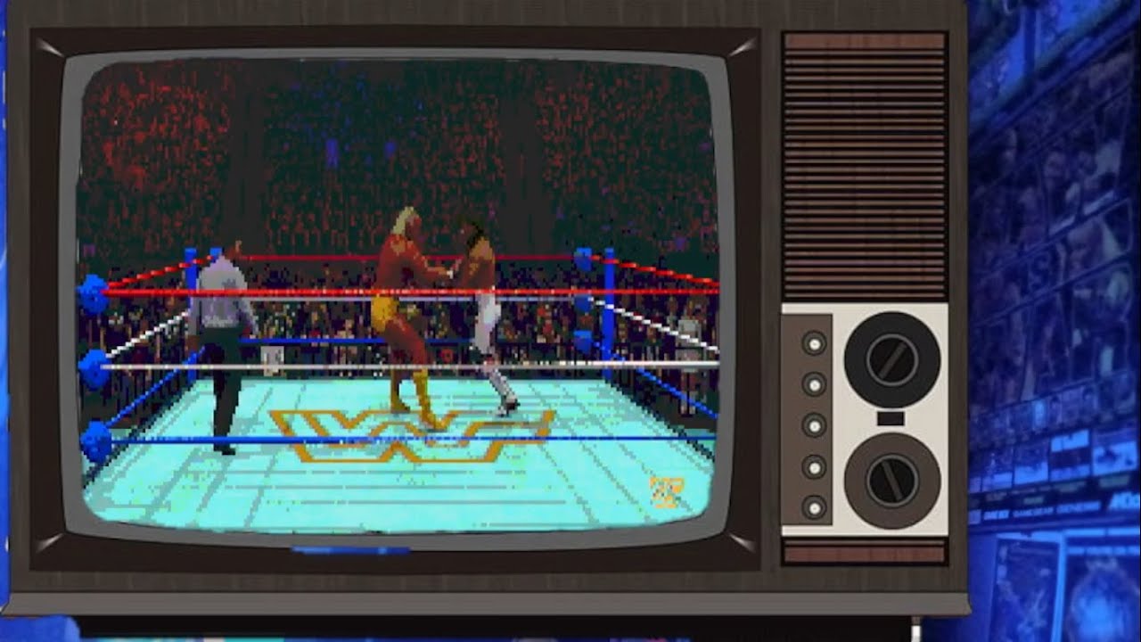 WWE 2K24 Retro 8 Bit SNES Arena HBK '94 vs Hulk Hogan for the WWF ...