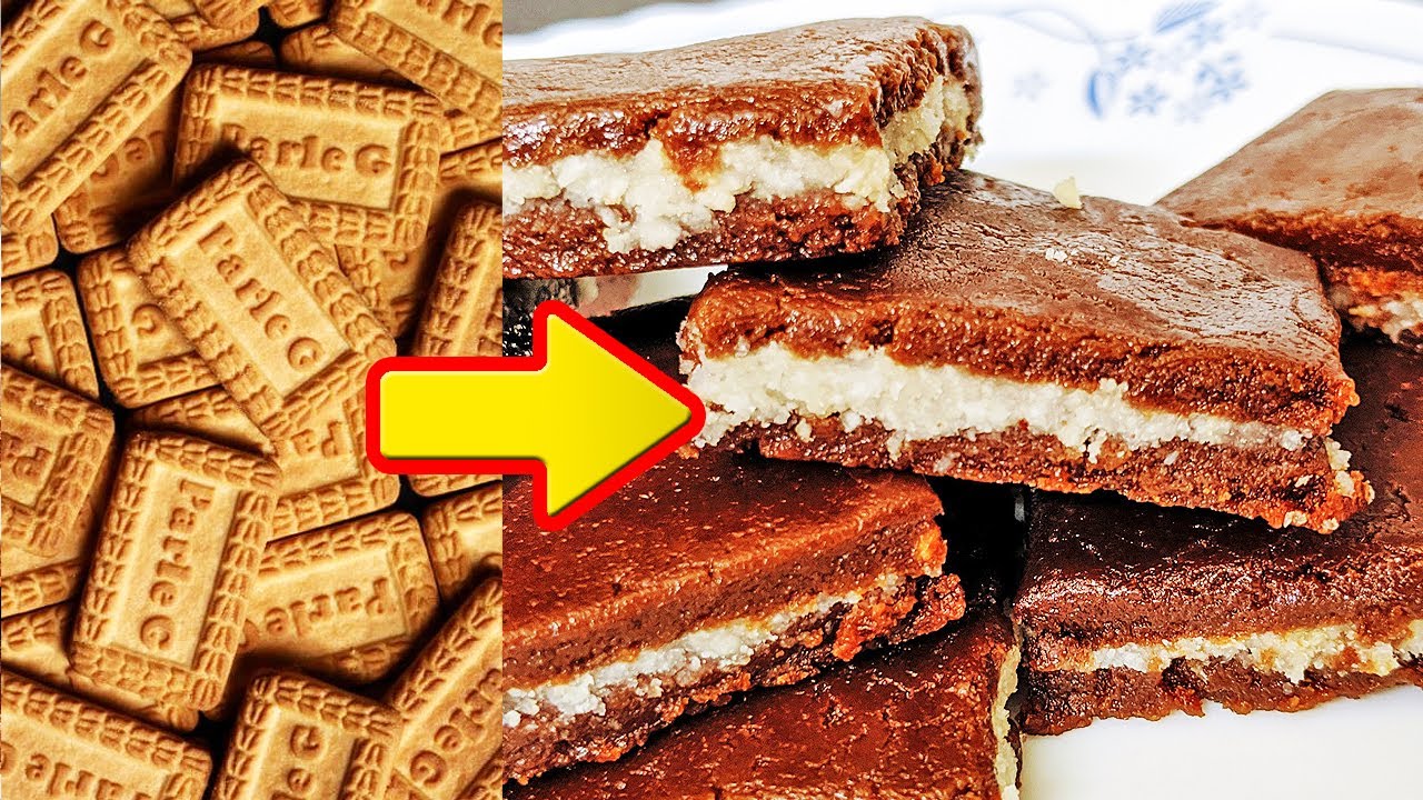 How to make Chocolate Mithai from Biscuits (no flour/ no sugar/ no gas ...