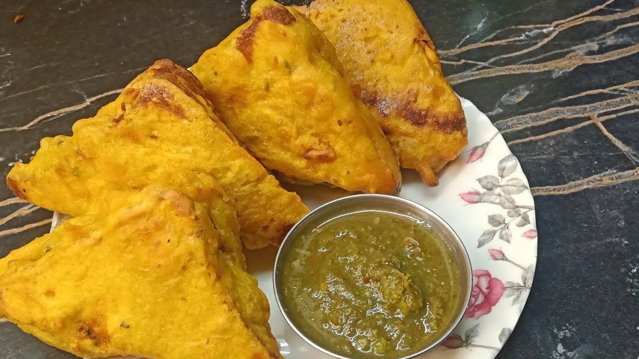 Bread pakoda recipe - YouTube