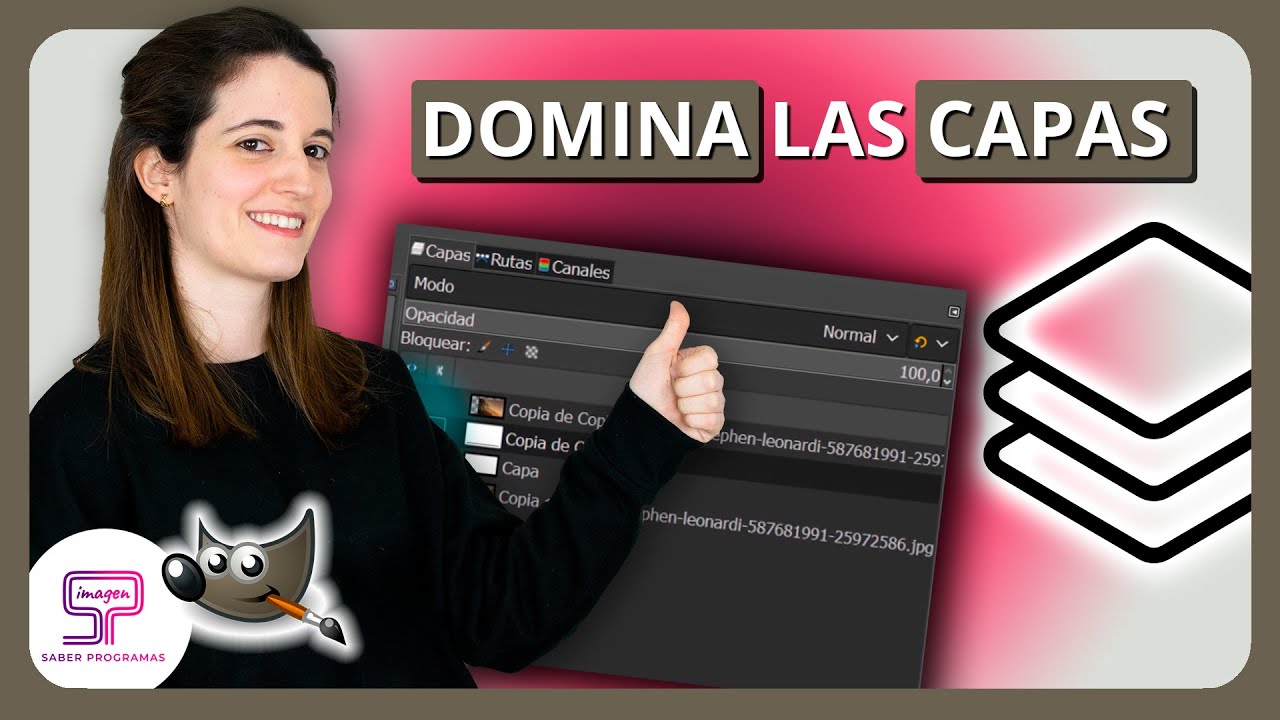 Cómo USAR las CAPAS en GIMP 😀 [Tutorial completo] - YouTube