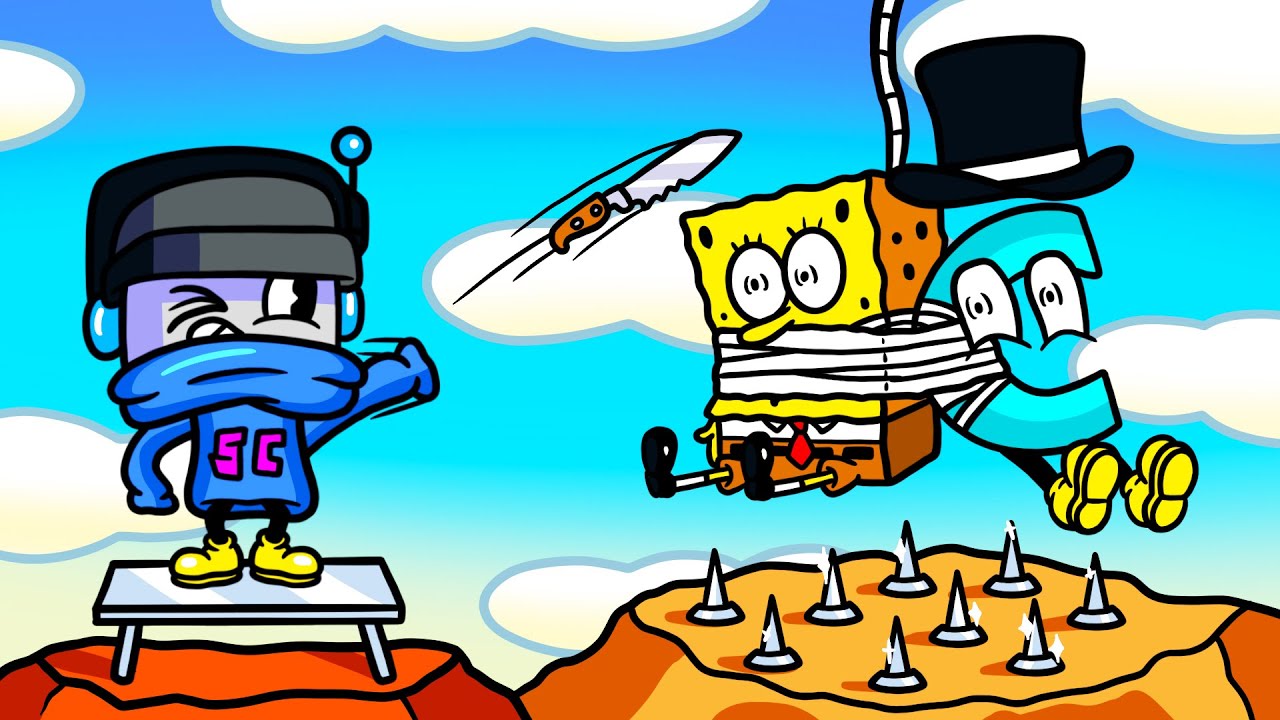We Throw Knives to Solve Puzzles and Rescue SpongeBob in Save the ...