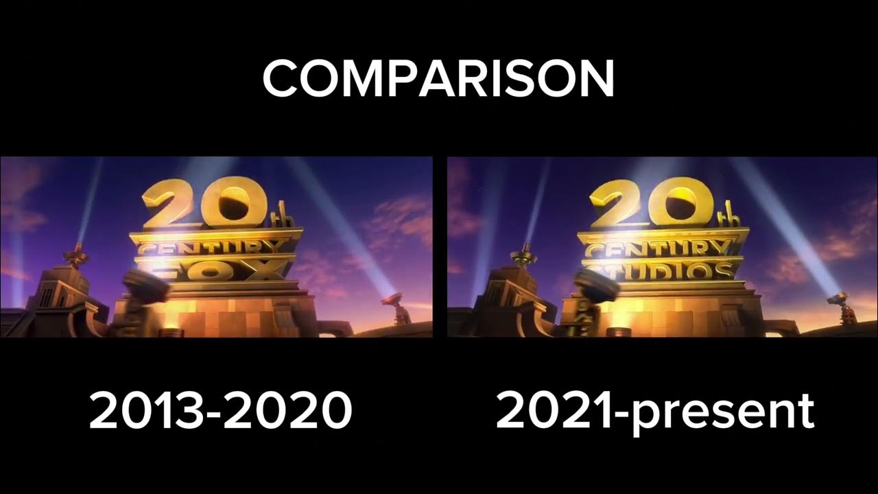 20th Century Studios Logo (2021-present) vs. 20th Century Fox Logo ...