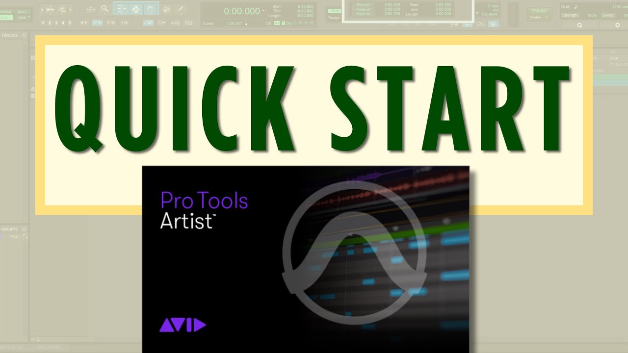 Pro Tools Artist Quick Start Beginner's Guide - YouTube