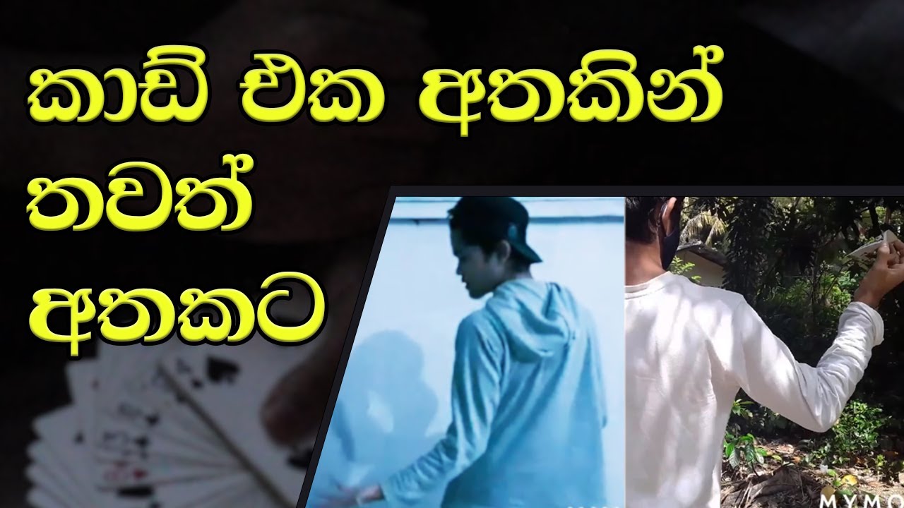 Card Flick sinhala tutorial | cardistry sinhala - YouTube