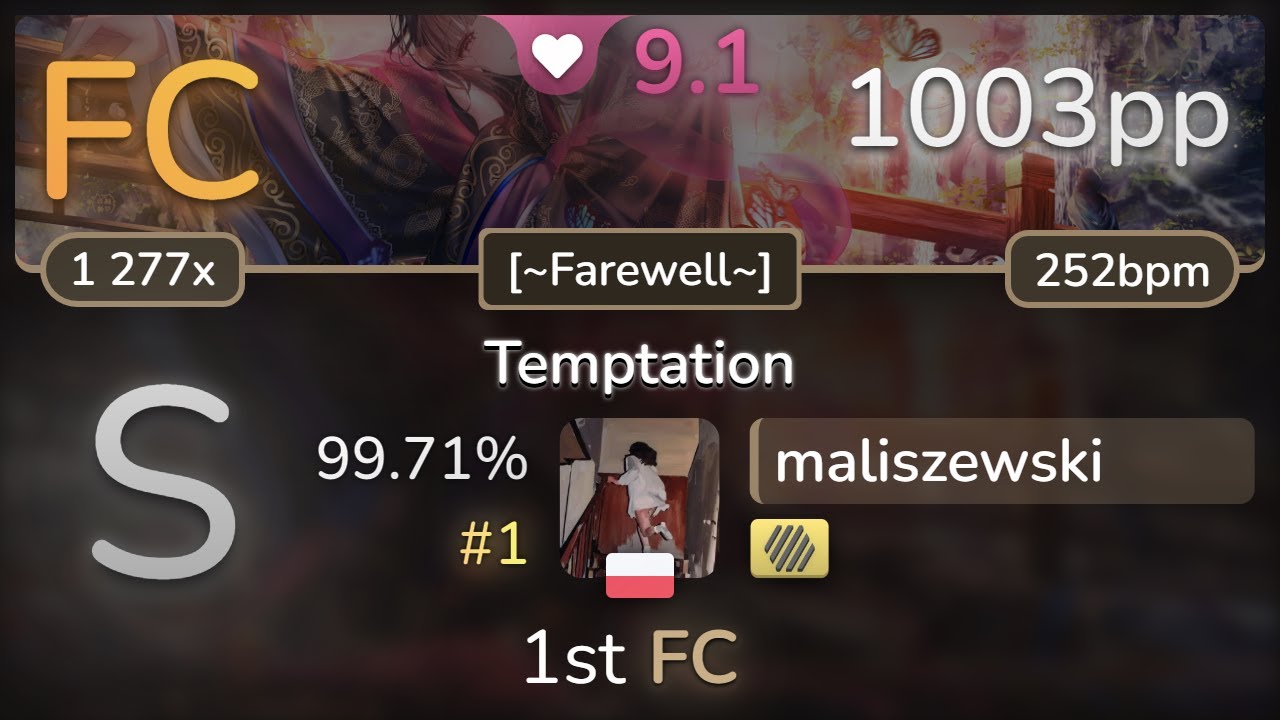 9.1⭐ maliszewski | Arash - Temptation [~Farewell~] +HD 99.71% | #1 ...