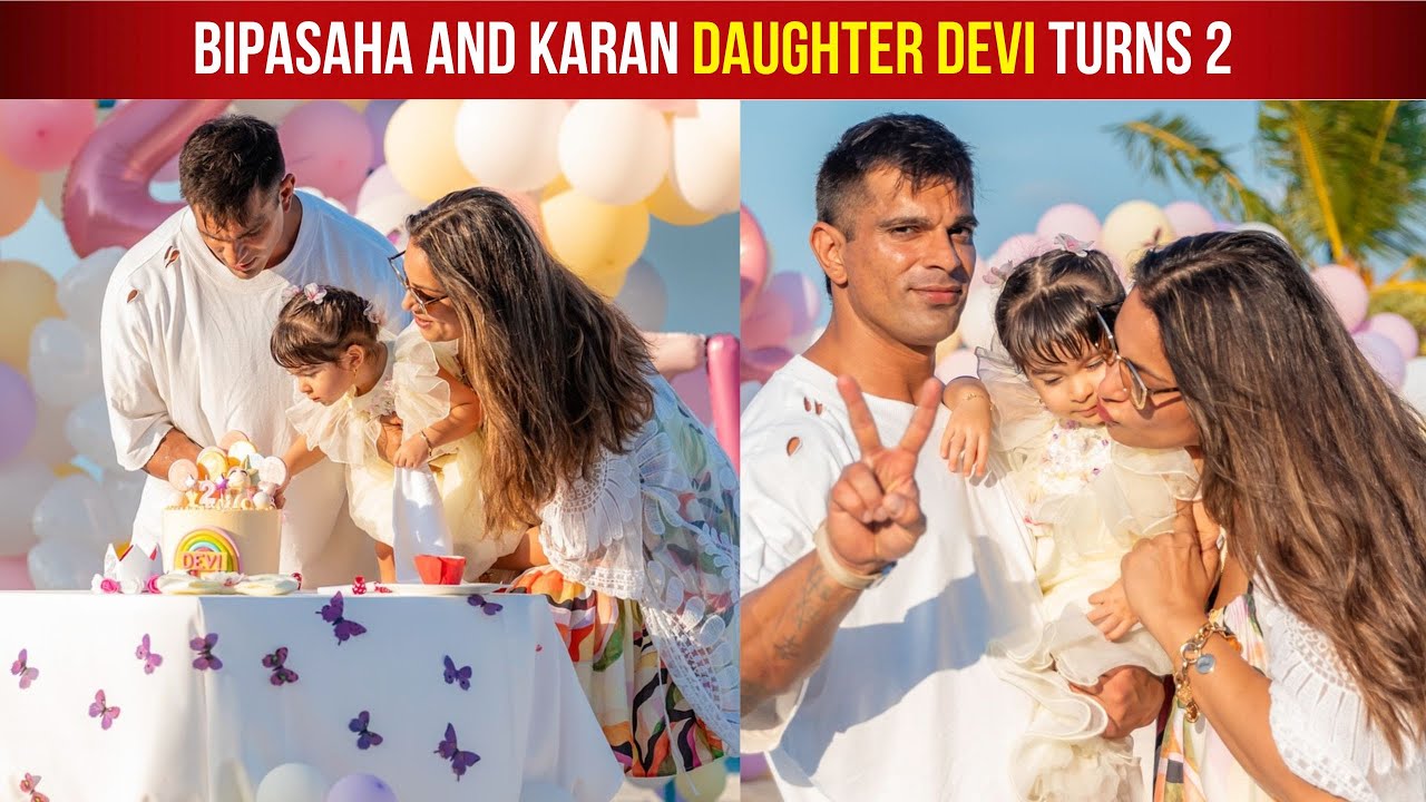 Bipasha Basu Celebrate Daughter Devi`s 2nd Birthday with Husband Karan ...