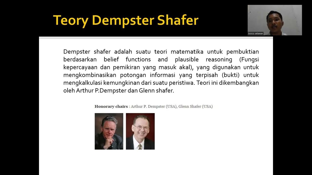 Penjelasan Metode Dempster Shafer Pada Sistem Pakar - YouTube