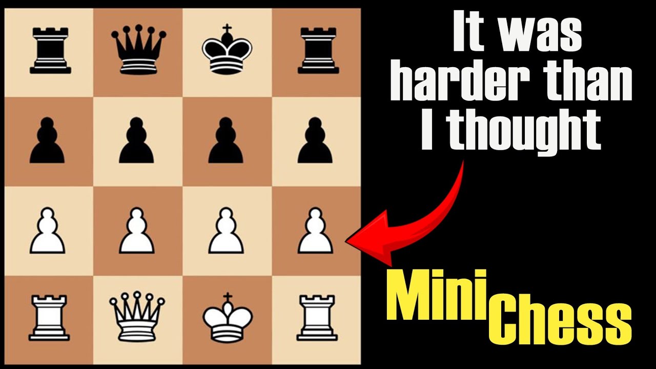 Chess : 4x4 board (Mini chess) - YouTube