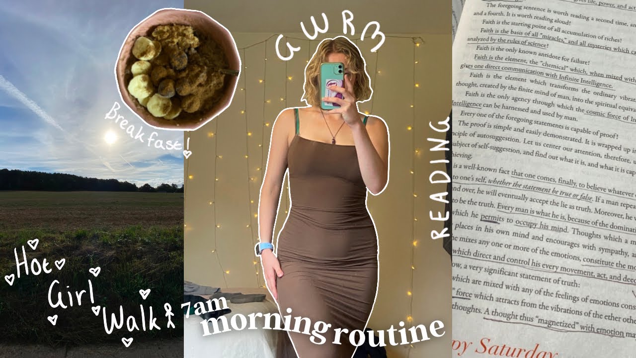 My Hot Girl Productive Morning Routine Hgw Grwm Work Reading