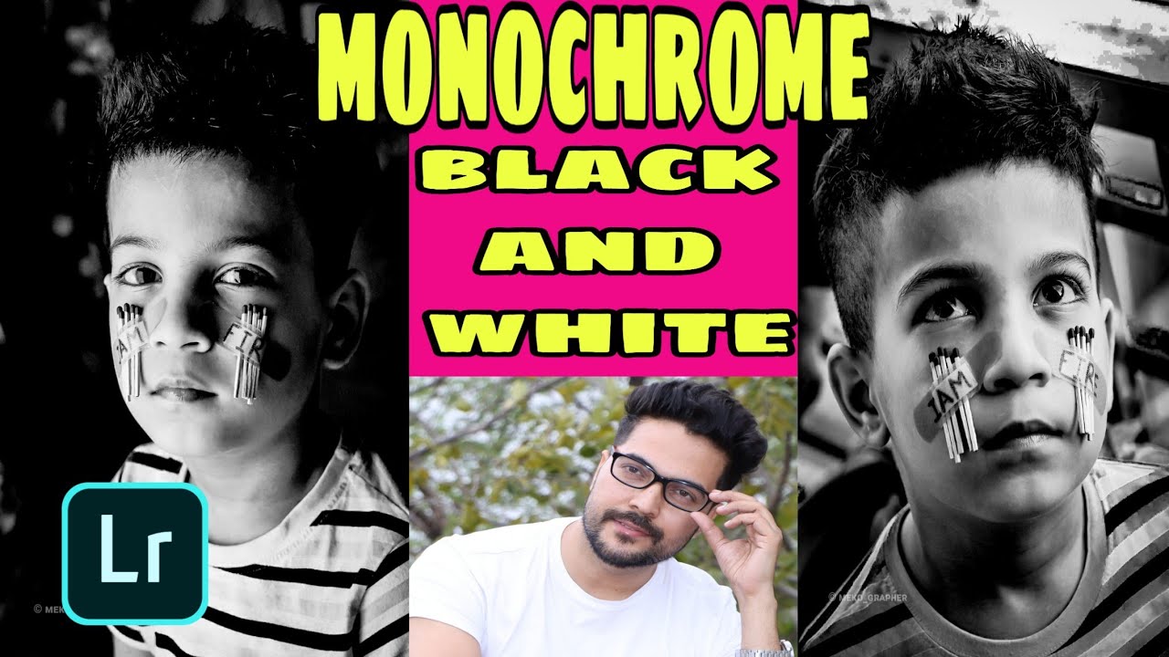 Lightroom monochrome "black and white" editing tutorial. - YouTube