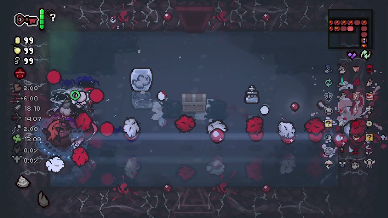 The Binding of Isaac - Repentance - clear all red key rooms - Flooded ...