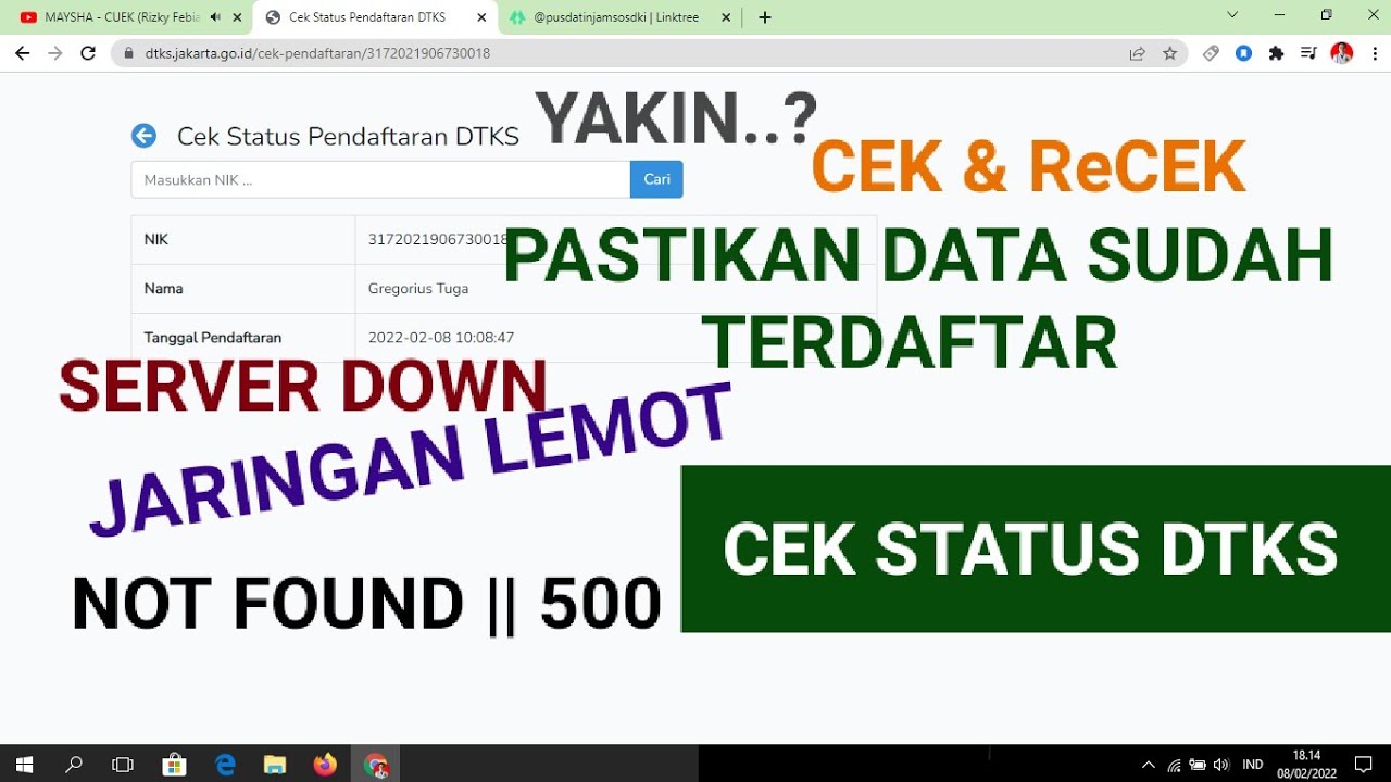 CEK Status Pendaftaran DTKS dan Proses Tahapan Selanjutnya Setelah ...