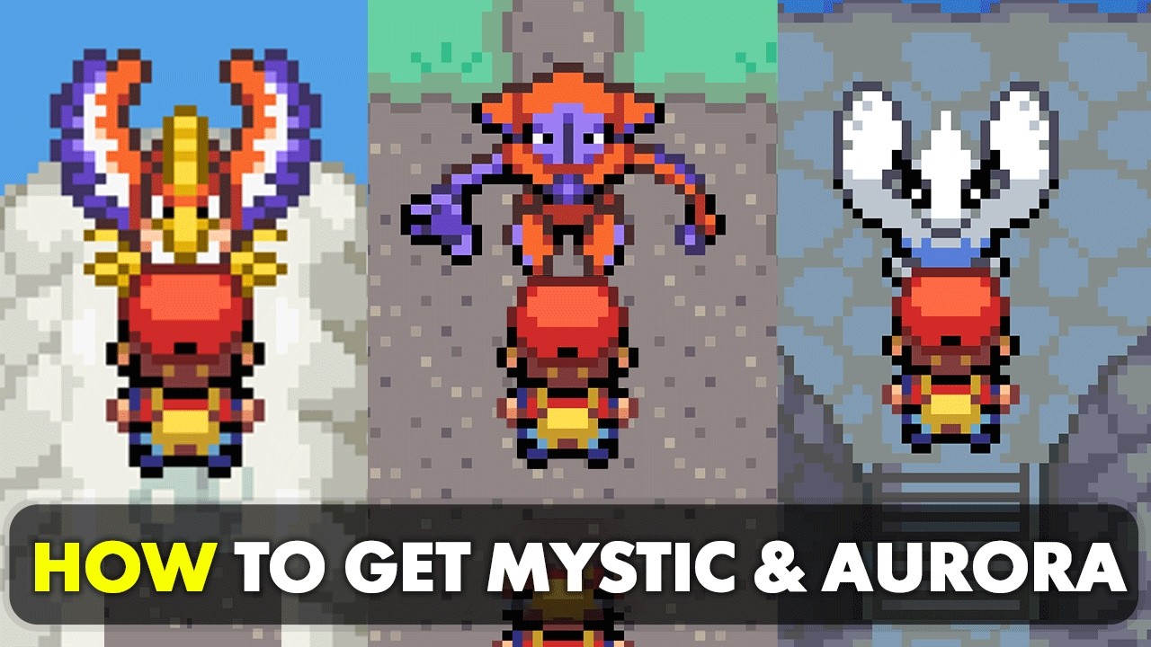 HOW TO GET Mystic & Aurora Ticket in Pokémon FireRed & LeafGreen Switch ...
