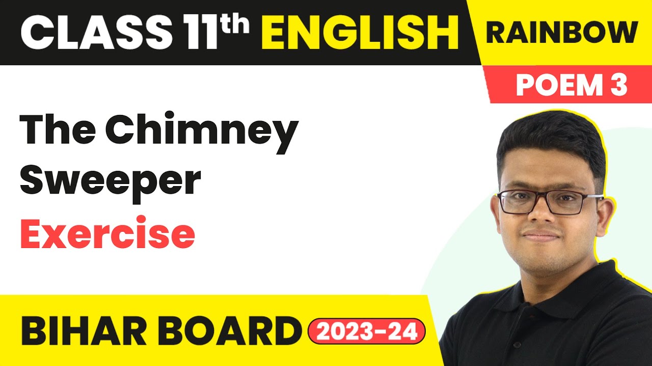 The Chimney Sweeper Exercise Class 11 English Poem 3 Bihar Board the-chimney-sweeper-exercise-class-11-english-poem-3-bihar-board