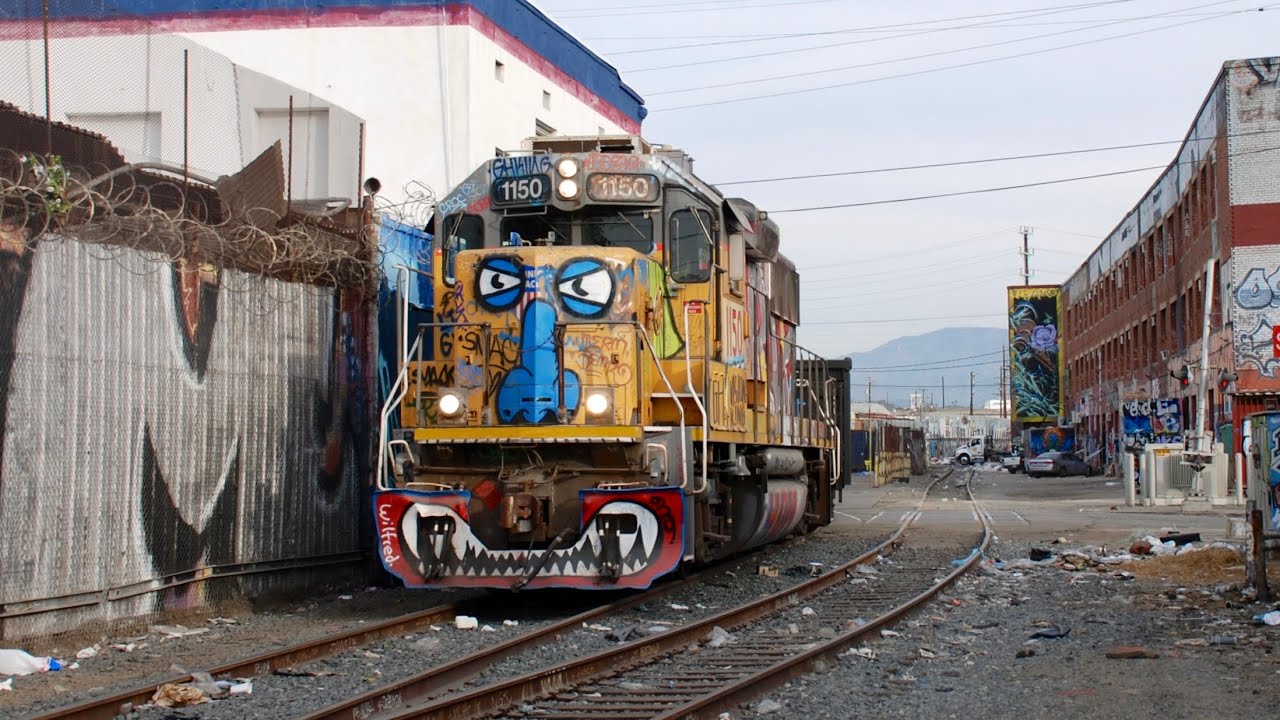 Union Pacific's J Yard Switcher YJY68 on the LA Times Lead 12/11/2024 ...