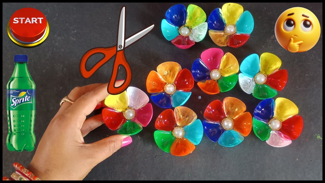 6 Most Easy & Beautiful Plastic Bottle Flower Craft Ideas For Home ...