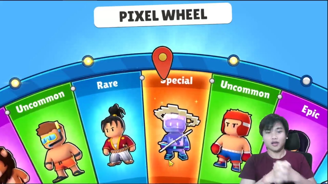 I GOT PIXEL ORBIT SKIN IN ONE SPIN !! LETSGOO STUMBLE GUYS BLOCK DASH ONLY | Live Stumble Guys ...