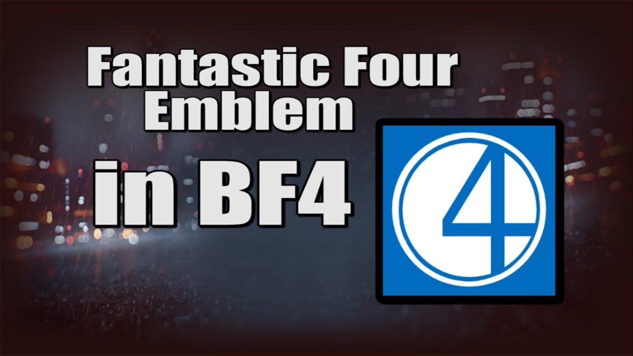 Fantastic Four Emblem in BF4 - Battlefield 4 Emblem Creator - YouTube
