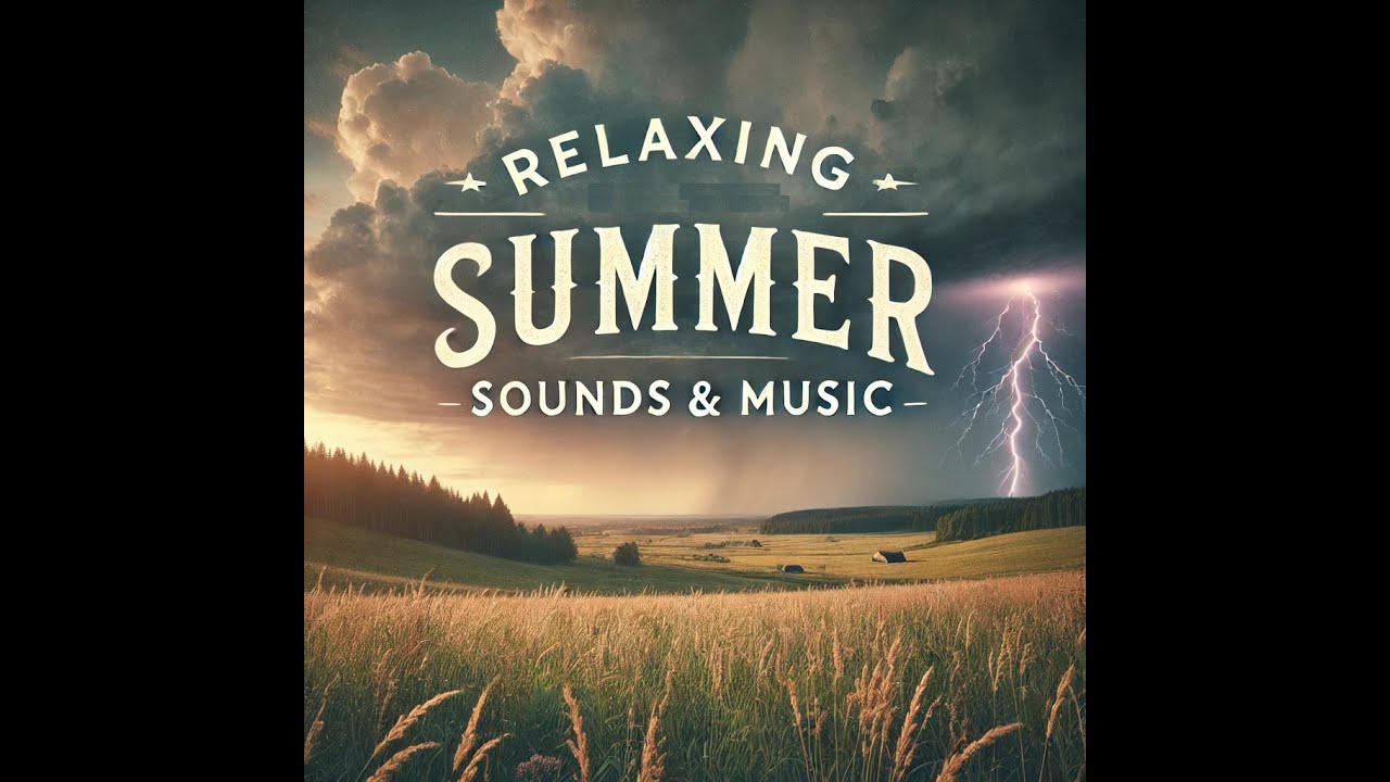 Relaxing Summer Storm Sounds and Music - Perfect for Studying, Working ...