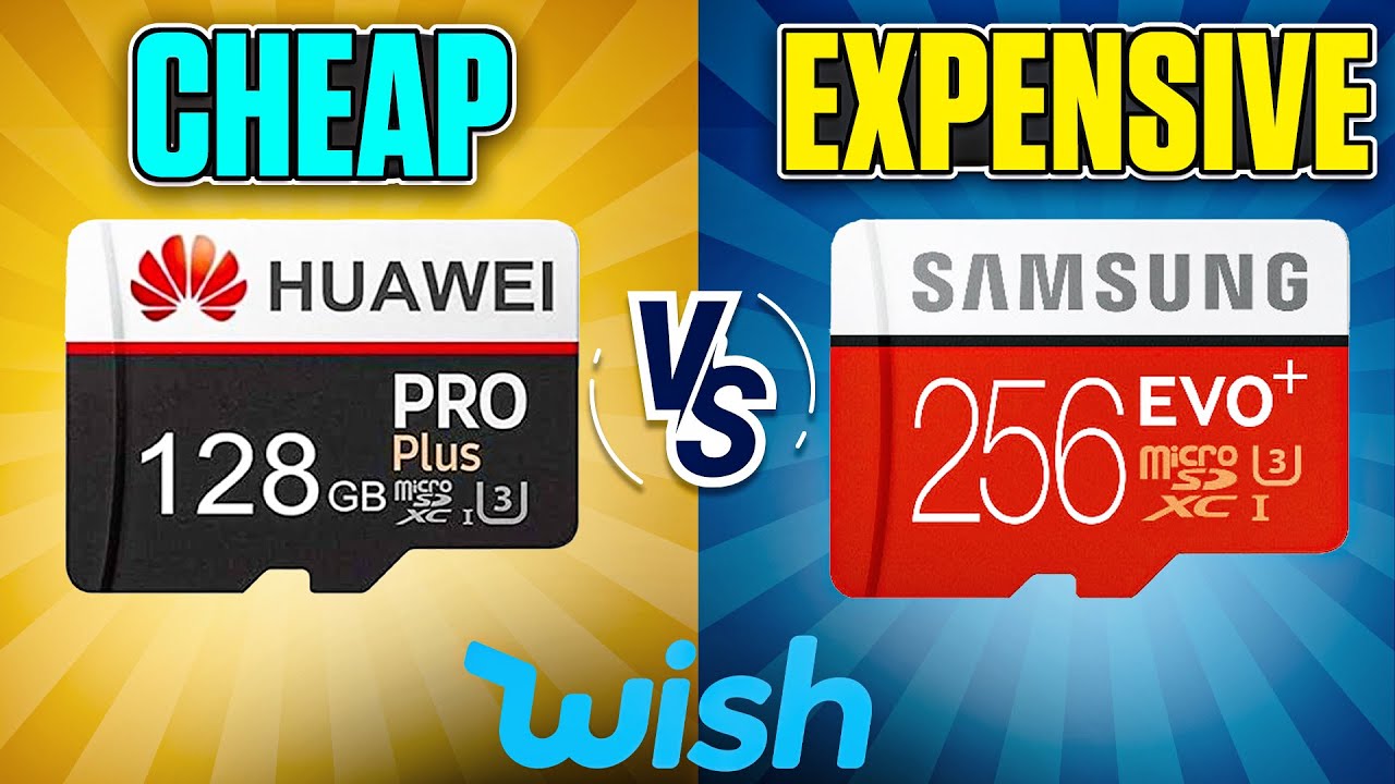 TESTING Expensive 256GB Micro SD Memory Card VS. Cheap 256GB Micro SD ...