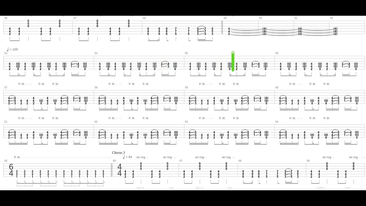 Engine No. 9 Tab by Deftones + Guitar only + Guitar tab - YouTube